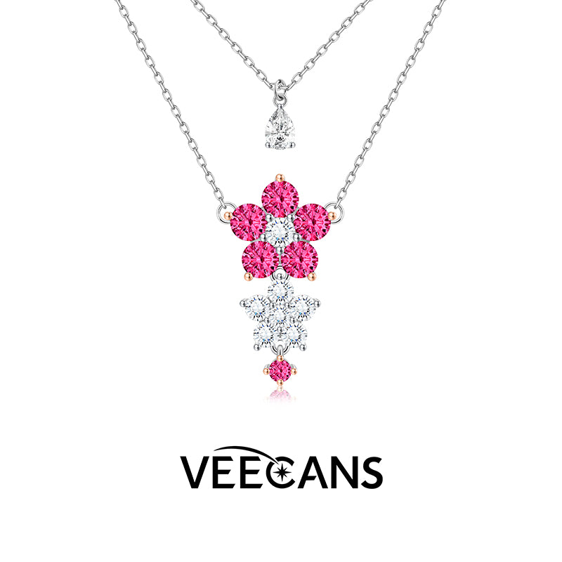 Floral Language Series - Starry Night Bloom Necklace – Veecans